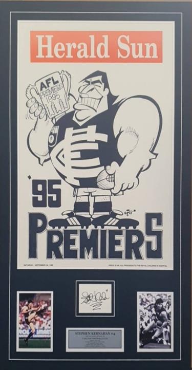 Original CARLTON 1995 WEG w/ STEPHEN KERNAHAN hand signed card ...